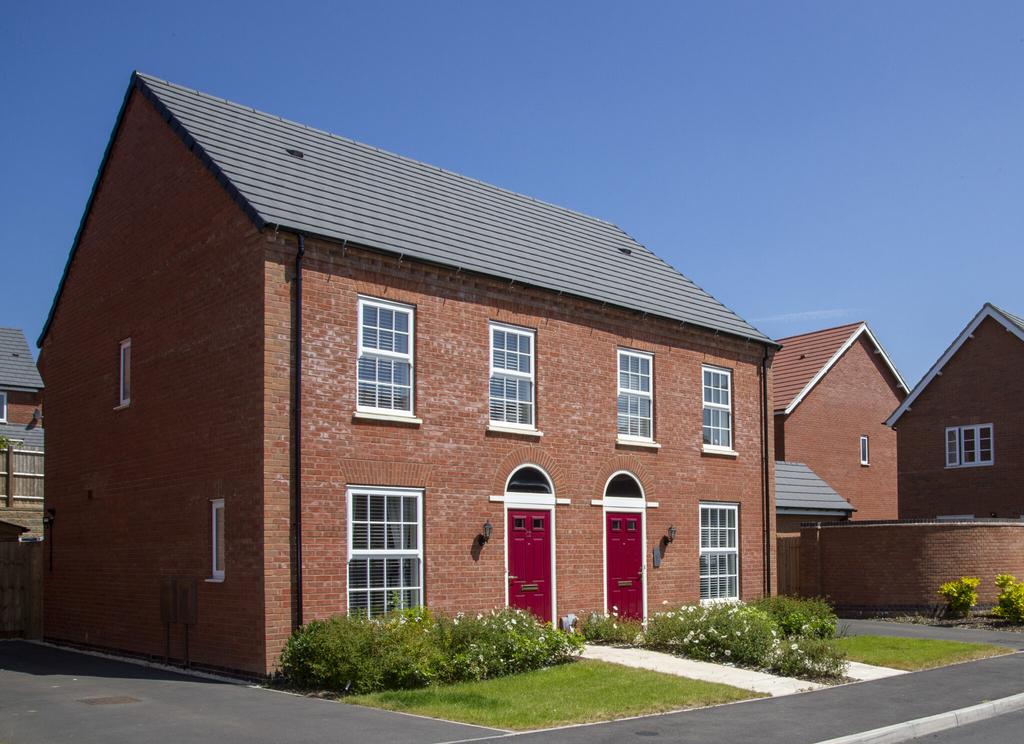 Plot 246, The Hylton at Biddenham... 3 bed terraced house for sale - £ ...