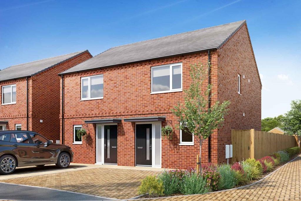 The Beaford - Plot 41 at Wellington... 2 bed semi-detached house - £307,995