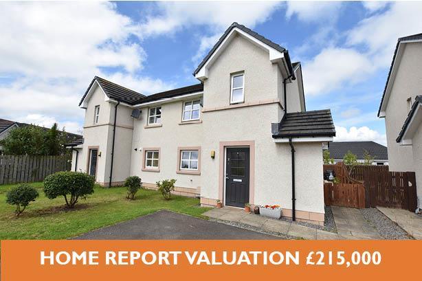 2 Cherry Drive, Conon Bridge, Dingwall 3 bed semi-detached house - £210,000