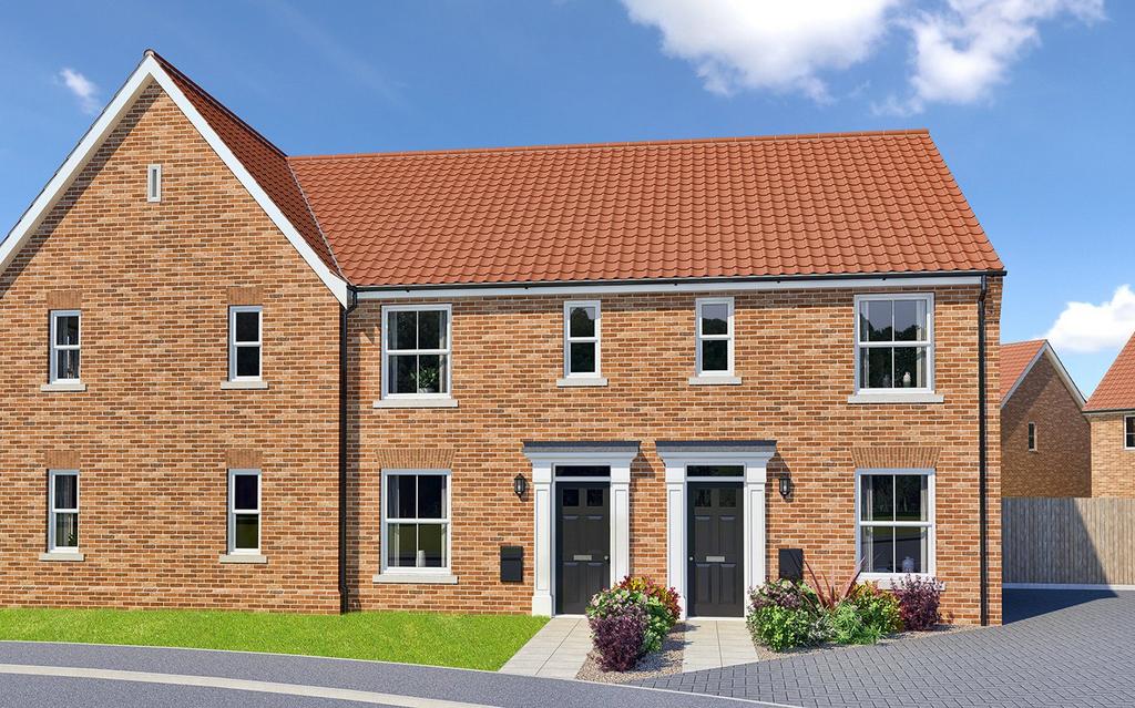 Plot 12 Arminghall Fields, Trowse... 2 bed end of terrace house - £305,000