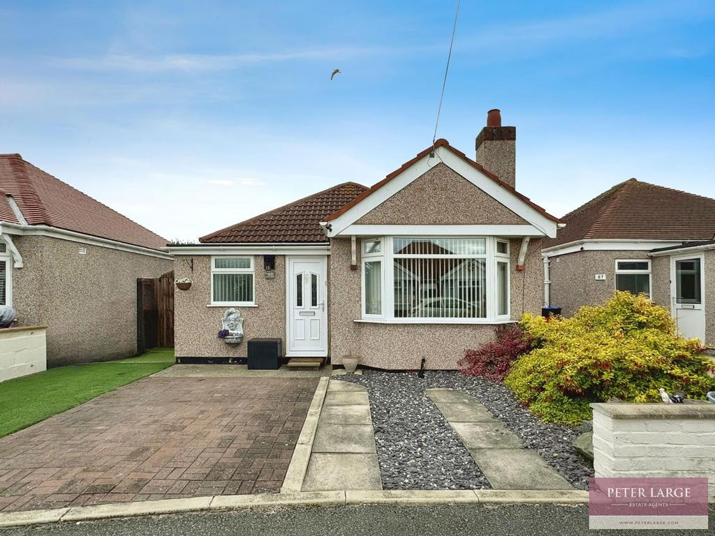 89 Bryn Coed Park, Rhyl, LL18 4SE 2 bed detached bungalow - £190,000
