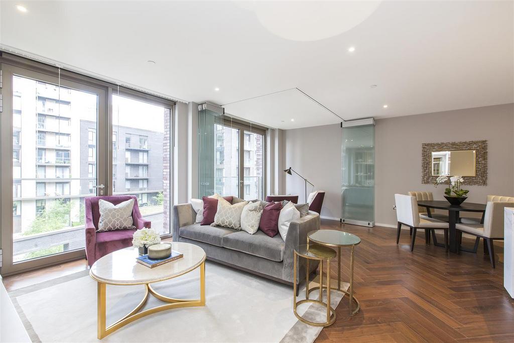 Capital Building, Embassy Gardens... 2 bed flat - £1,000,000