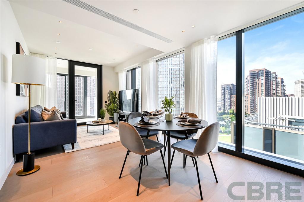 River Park Tower, 1 Nine Elms Lane, SW8 1 bed apartment - £5,135 pcm (£ ...