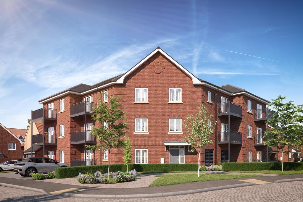 Plot 352, The Barley at Bellway at St... 1 bed apartment - £257,500