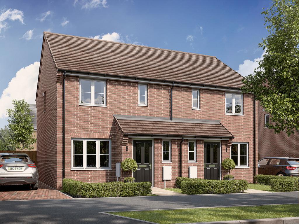 Plot 87, The Hanbury at Kett's... 3 bed semi-detached house - £290,000