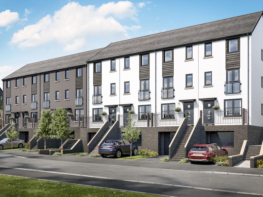Plot 721, The Ashdown at Saltram... 3 bed terraced house - £326,000