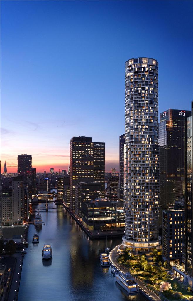 One Park Drive, Canary Wharf, London... 1 bed flat - £895,000