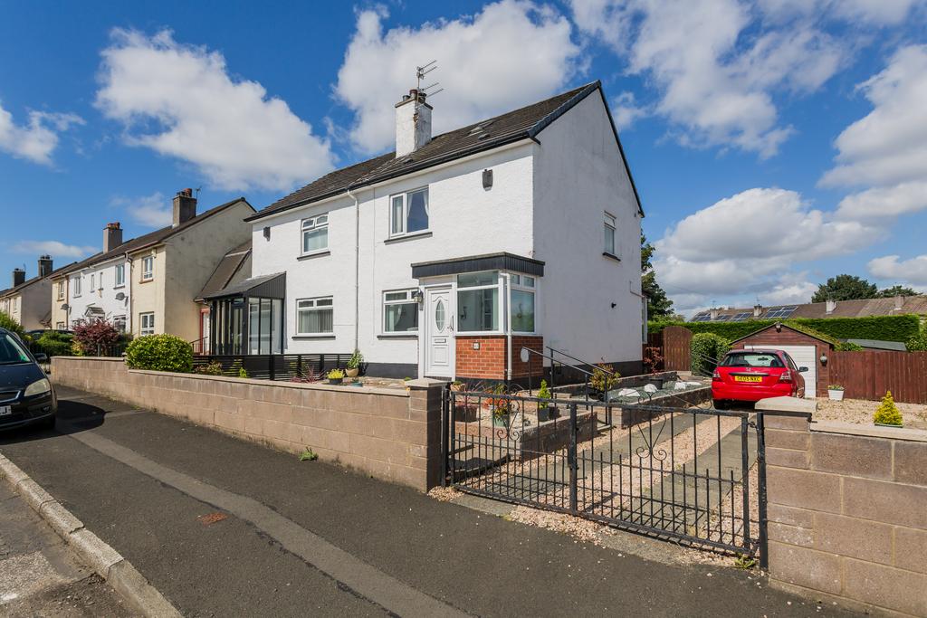 41 Atholl Crescent, Paisley, PA1 3AW 2 bed semi-detached villa - £180,000