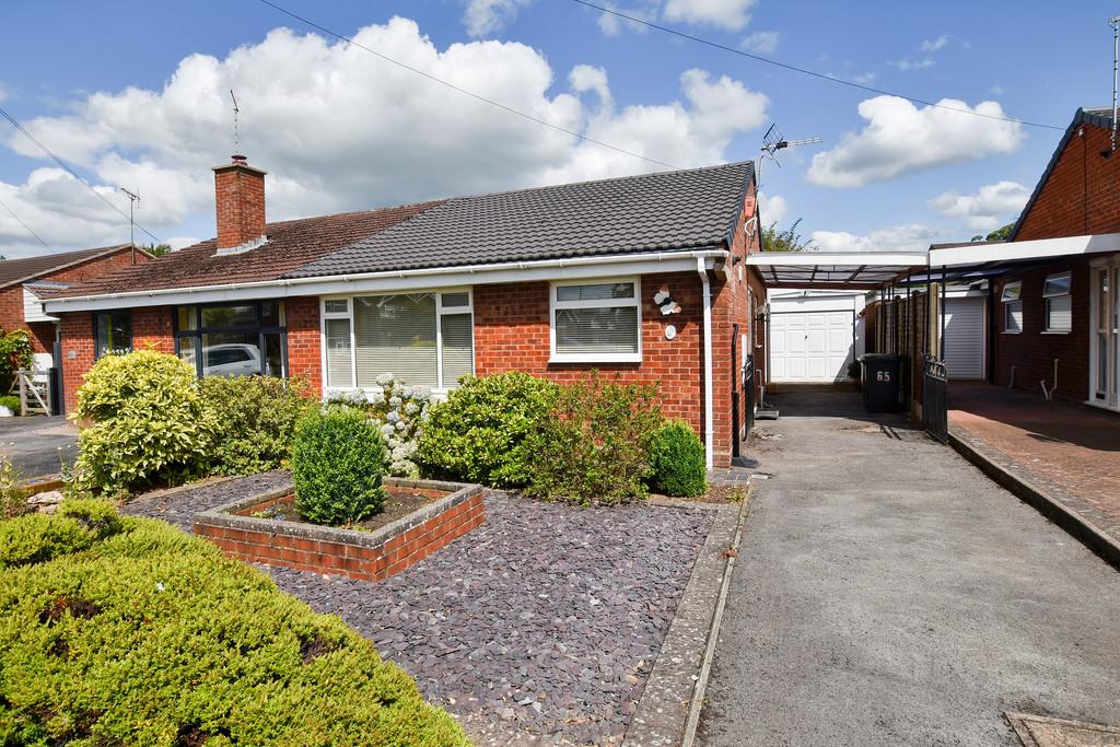 Rowan Road, Market Drayton 2 bed semi-detached bungalow for sale - £225,000