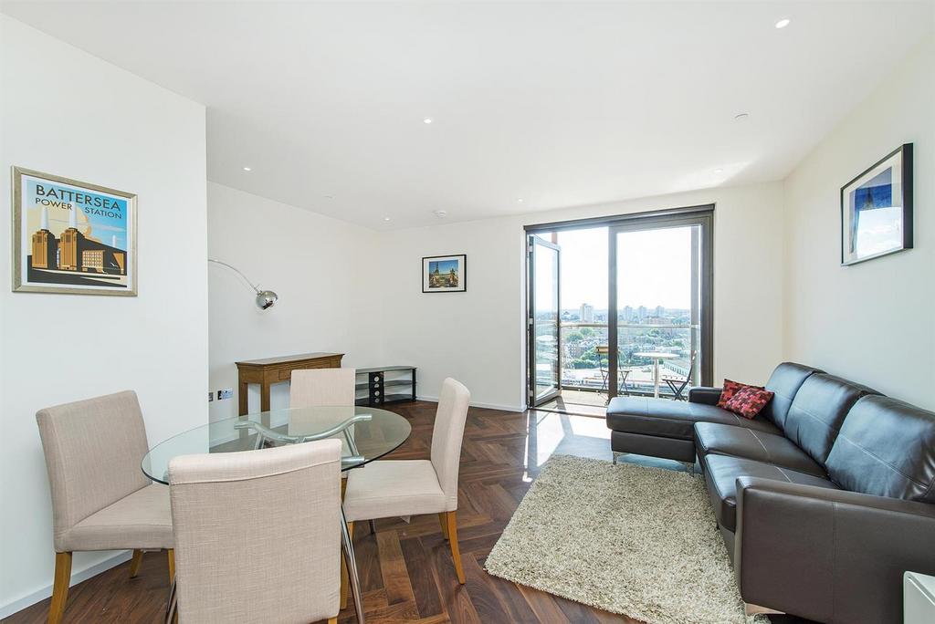 Ambassador Building, Embassy Gardens... 1 bed flat - £750,000
