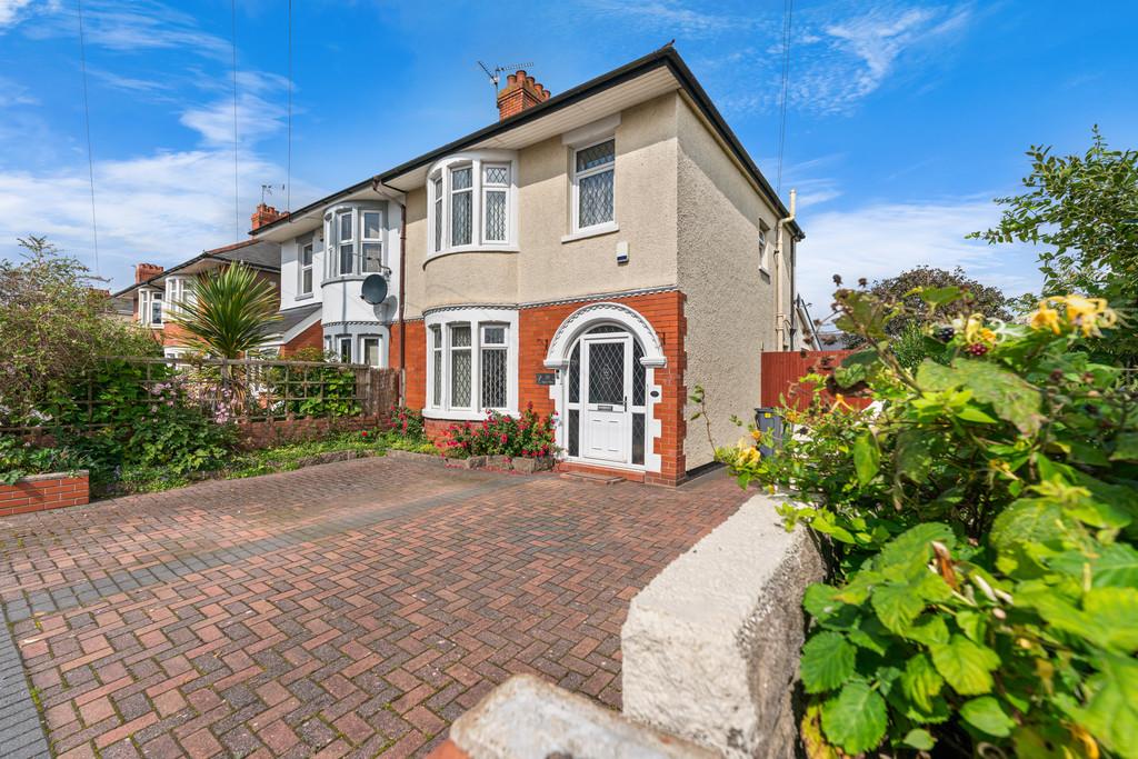 Manor Way, Whitchurch, Cardiff 3 bed semi-detached house - £360,000