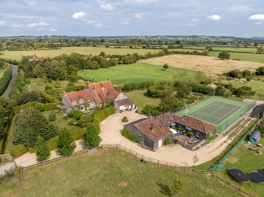 Rectory Farm, Hornblotton 6 bed farm house for sale - £1,950,000