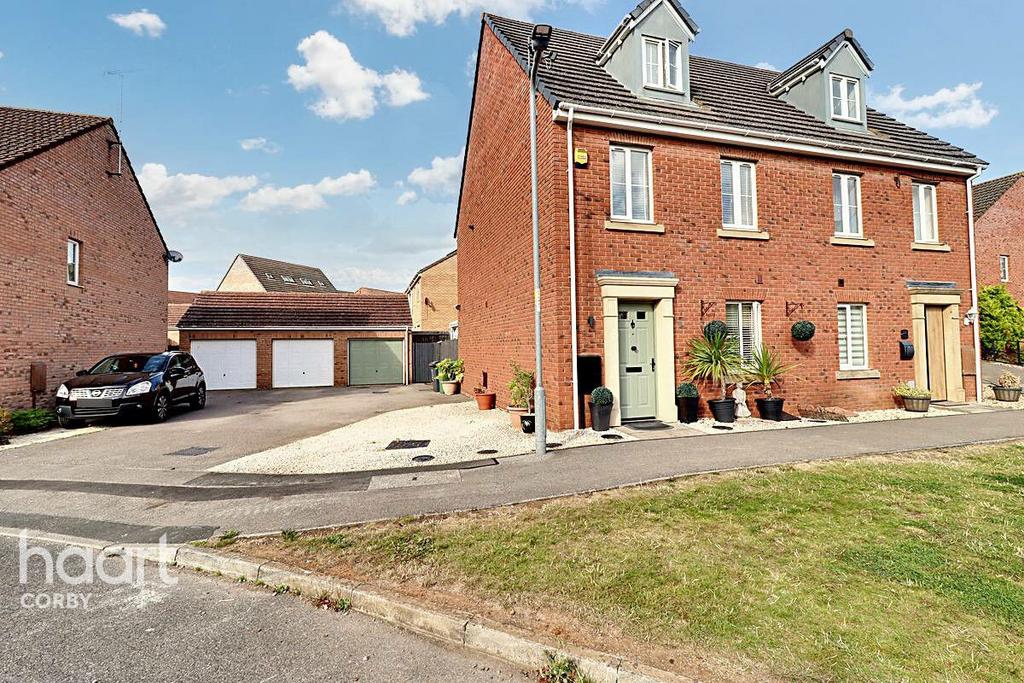 Lapwing Close, Oakley Vale, Corby, NN18 3 bed semi-detached house - £ ...