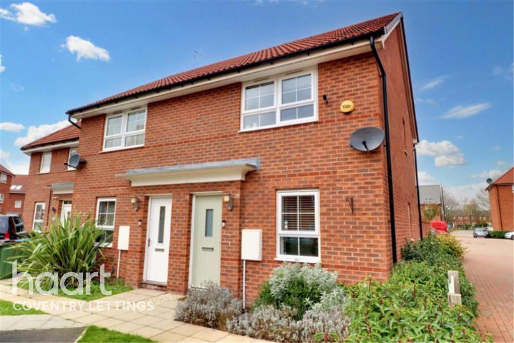 Brambling Avenue, Coventry, CV4 8NH 2 bed semi-detached house - £1,175 ...