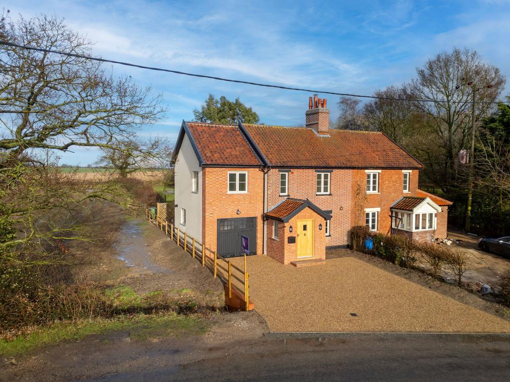 Fersfield Road, Bressingham, Diss 4 bed semi-detached house for sale ...