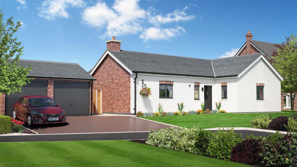 Maple Walk, Pontrobert, Powys 3 bed detached bungalow for sale - £380,000