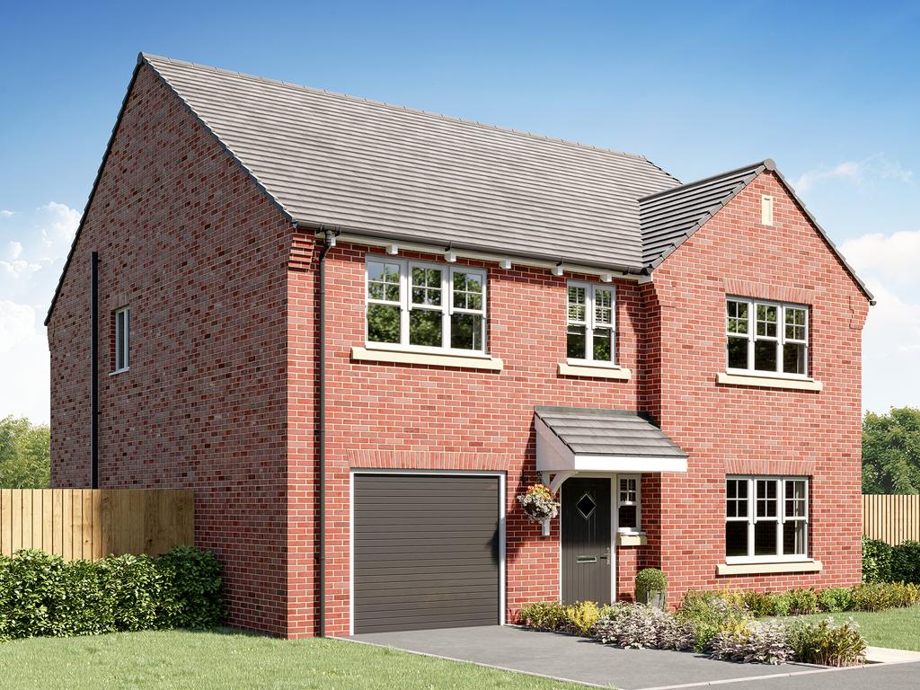 Plot 434, The Hollicombe at Woodhorn... 4 bed detached house - £307,950