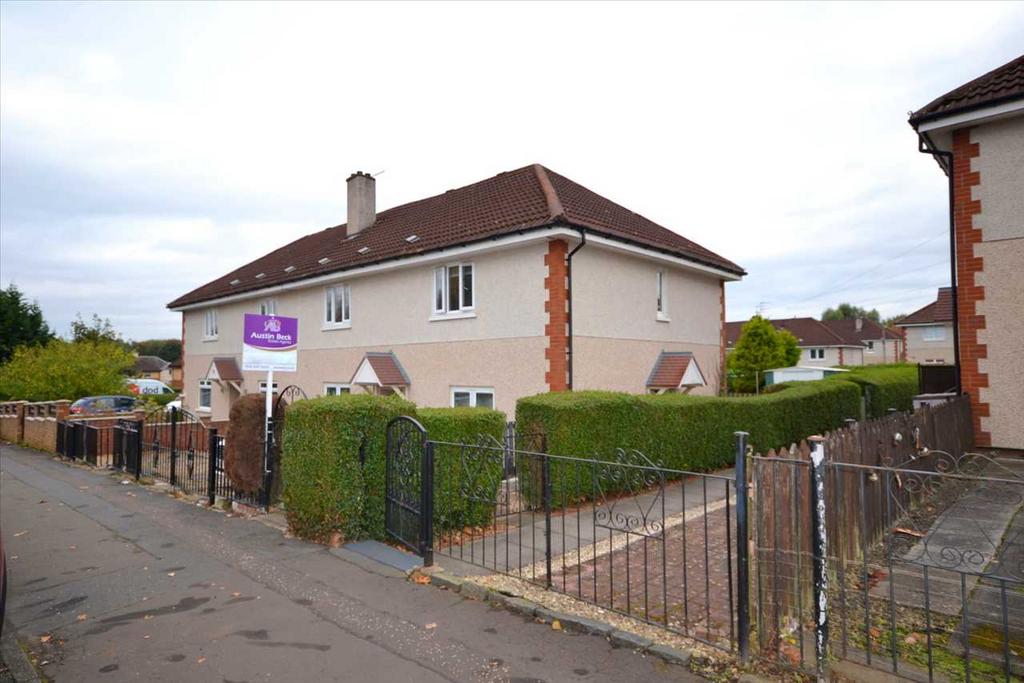 Springboig, Glasgow G32 2 bed flat for sale - £90,000