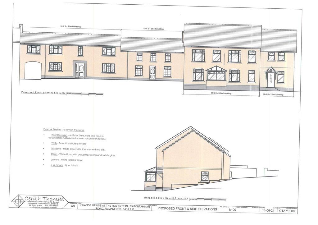 Pontamman Road, Ammanford, SA18 2JD Residential development - £450,000