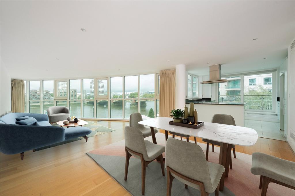 St. George Wharf, London, SW8 2 bed apartment - £950,000