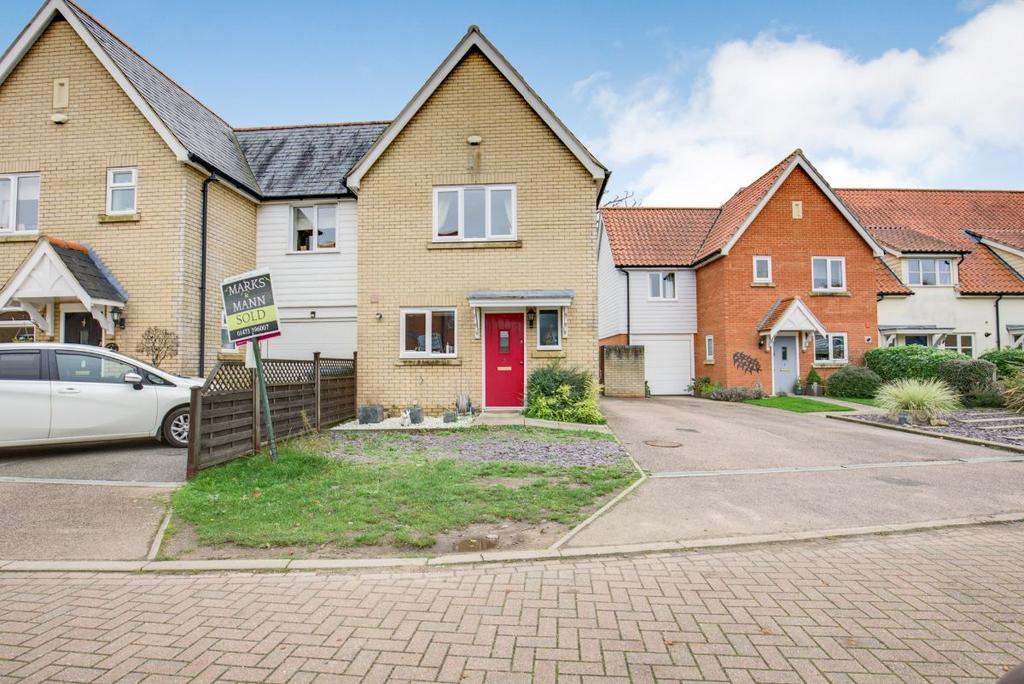 Maple Close, Rendlesham, Suffolk, IP... 2 bed semi-detached house - £ ...