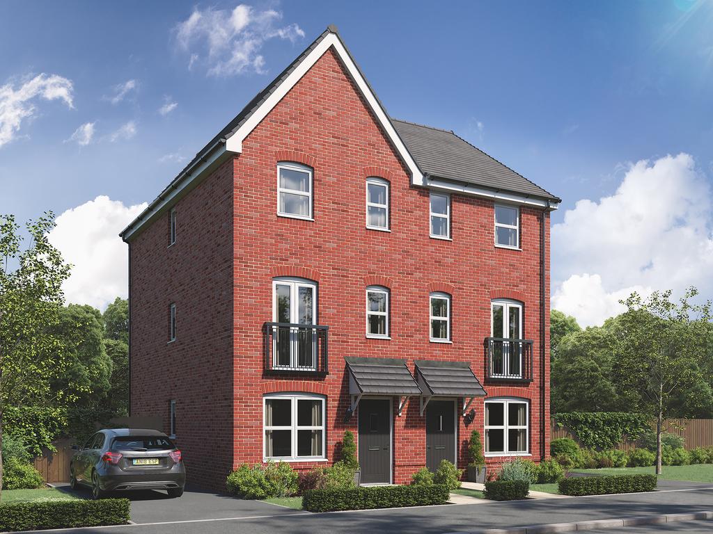 Plot 134, The Ashdown at Overstone... 3 bed semi-detached house - £354,950
