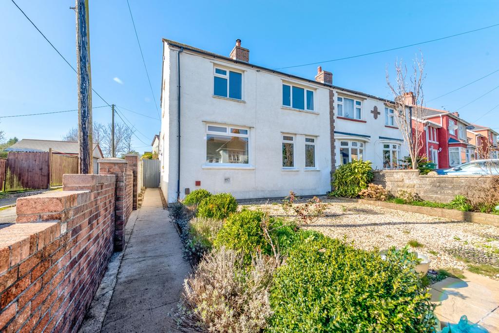 Pwllmawr Avenue, Rumney, Cardiff. CF3 3 bed semi-detached house - £285,000