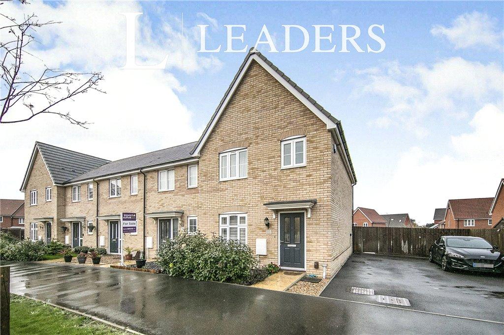 Vale View Road, Sproughton, Ipswich 3 bed end of terrace house - £290,000