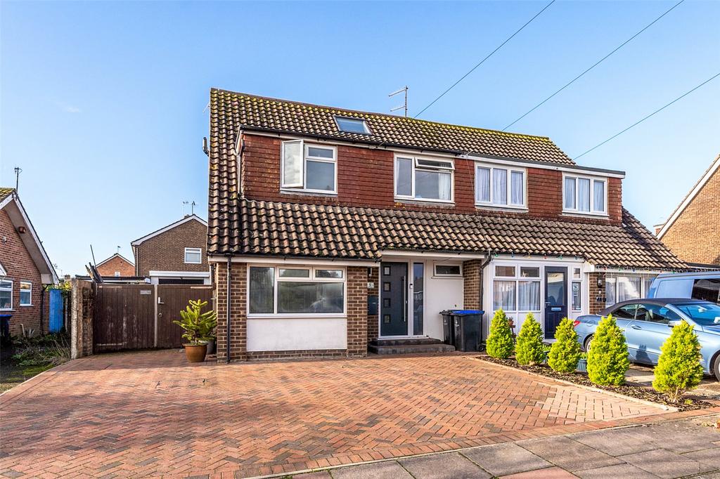 Adur Avenue, Worthing, West Sussex, BN13 4 bed semi-detached house - £ ...