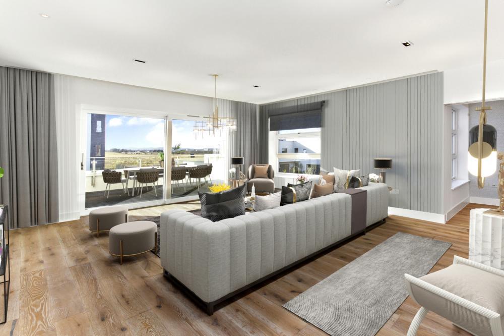 12, Castle Gogar Rigg, Edinburgh... 3 bed flat to rent - £3,495 pcm (£ ...