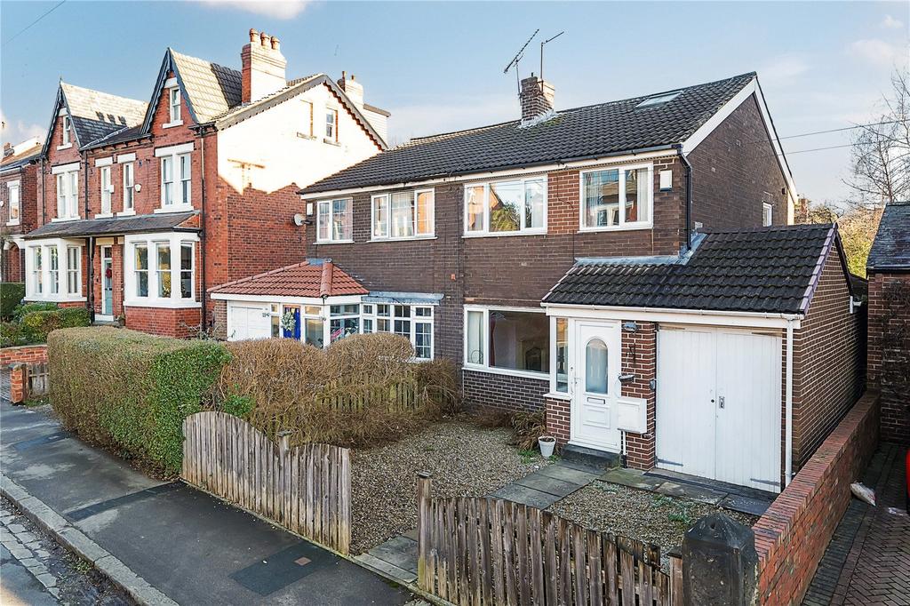 Gledhow Wood Grove, Leeds, West... 3 bed semi-detached house - £350,000