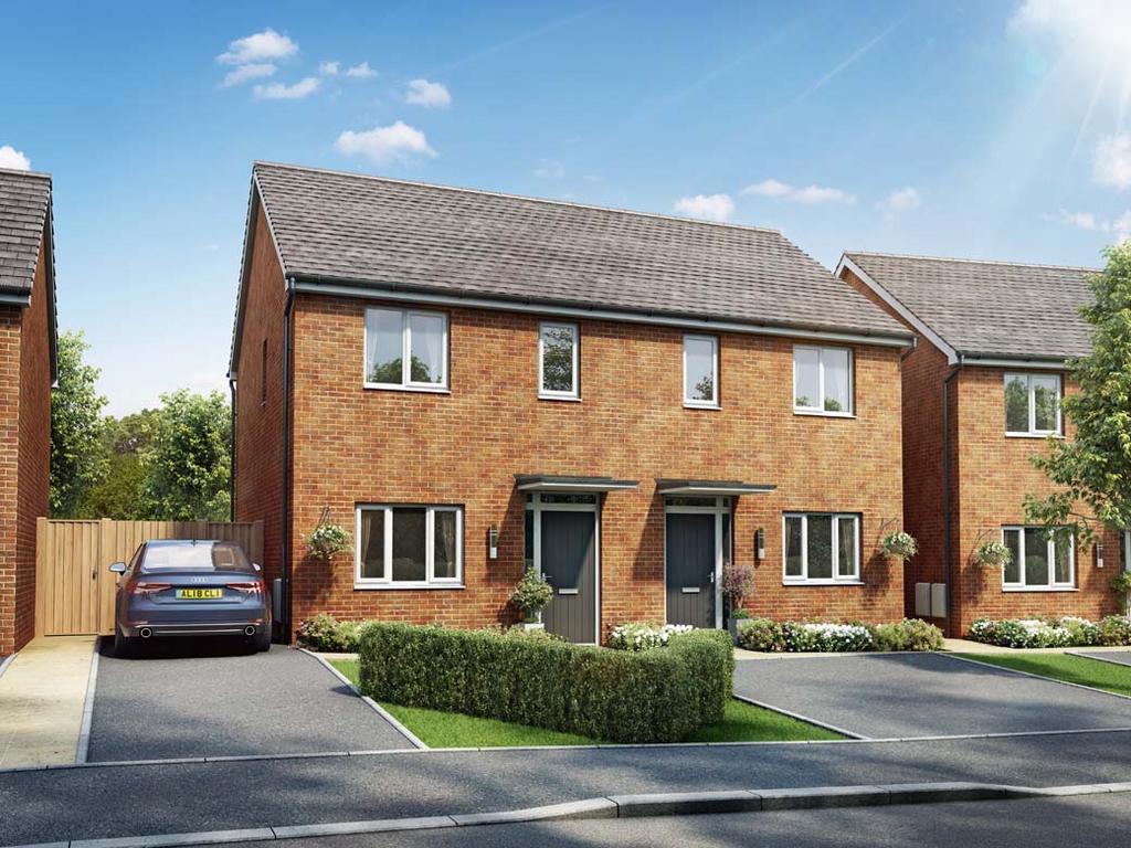 The Kemble - Plot 264 at Egstow Park... 2 bed terraced house - £194,995