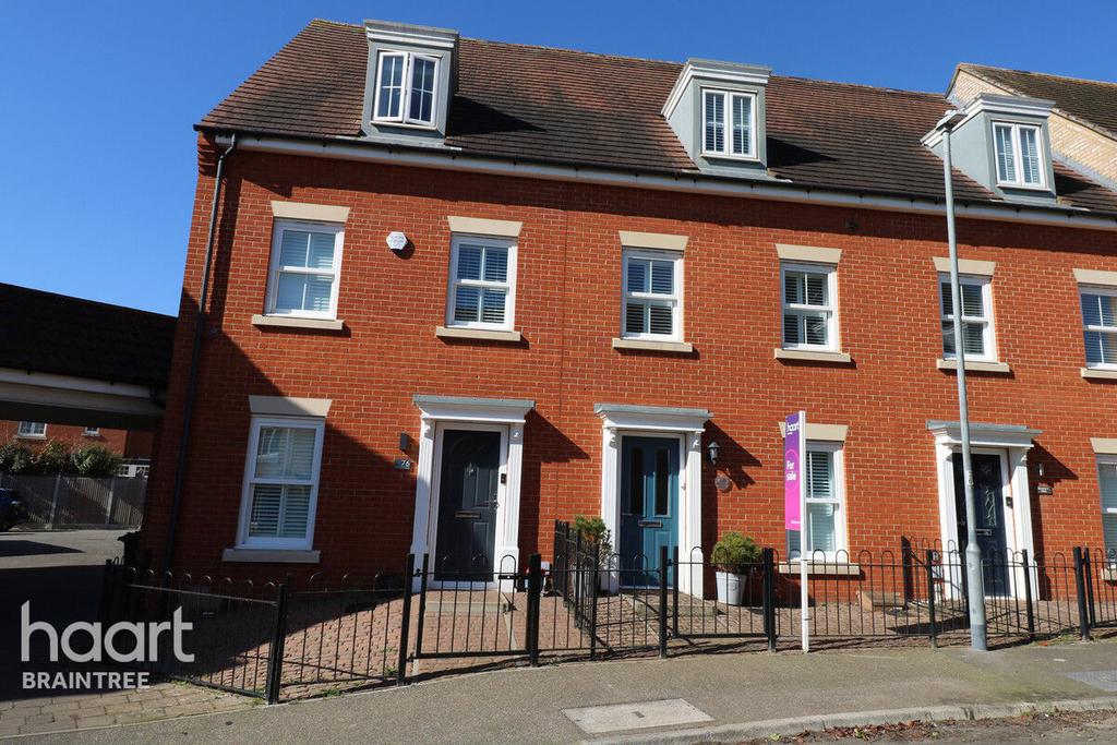 Baynard Avenue, Dunmow 4 bed terraced house for sale - £375,000