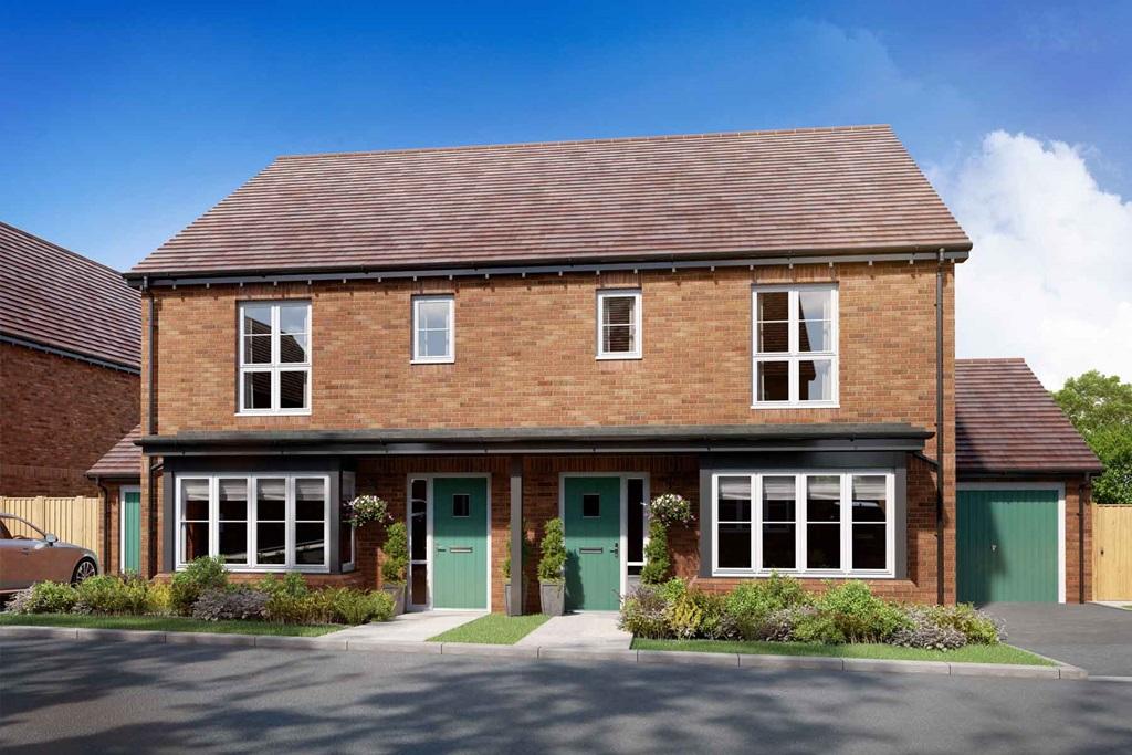 The Turner - Plot 61 at The Heath... 3 bed semi-detached house - £575,000