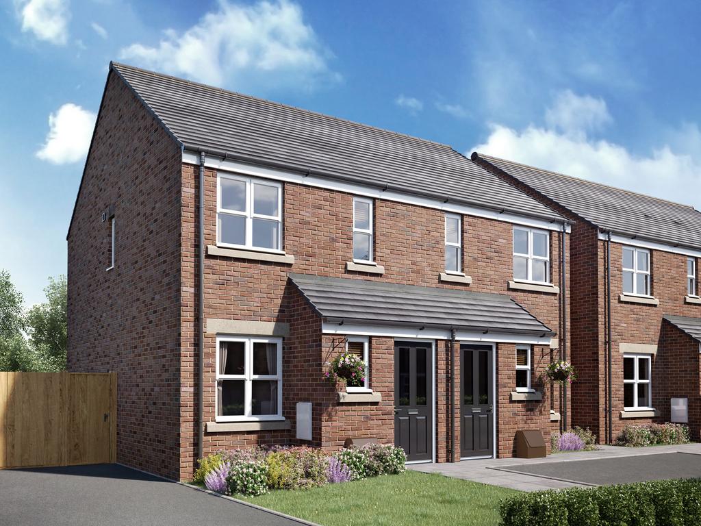 Plot 197, The Alnwick at Carn Y Cefn... 2 bed semi-detached house for sale - £199,995