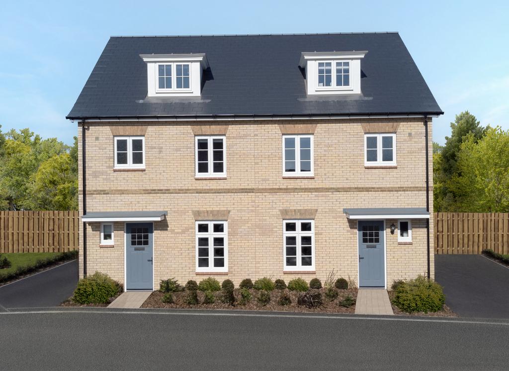 Dedham at The Foxgloves, Silver End... 3 bed semi-detached house for sale - £415,000