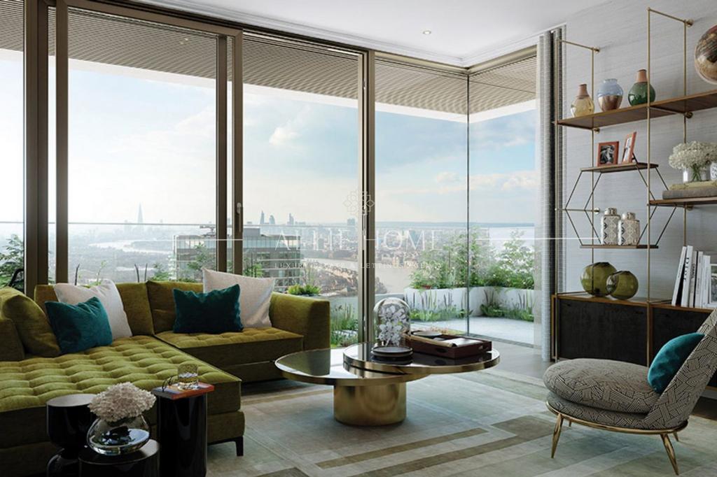 Marsh Wall, London E14 2 bed flat - £1,250,000