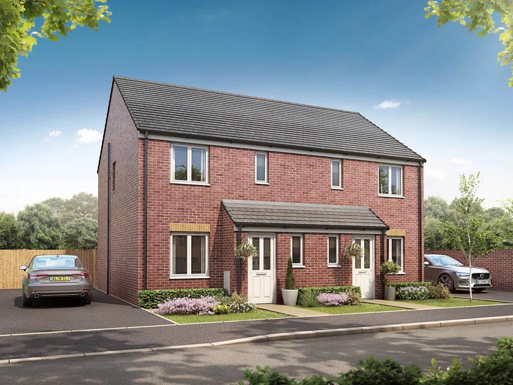 Plot 288, The Barton at Saffron... 3 bed end of terrace house for sale ...