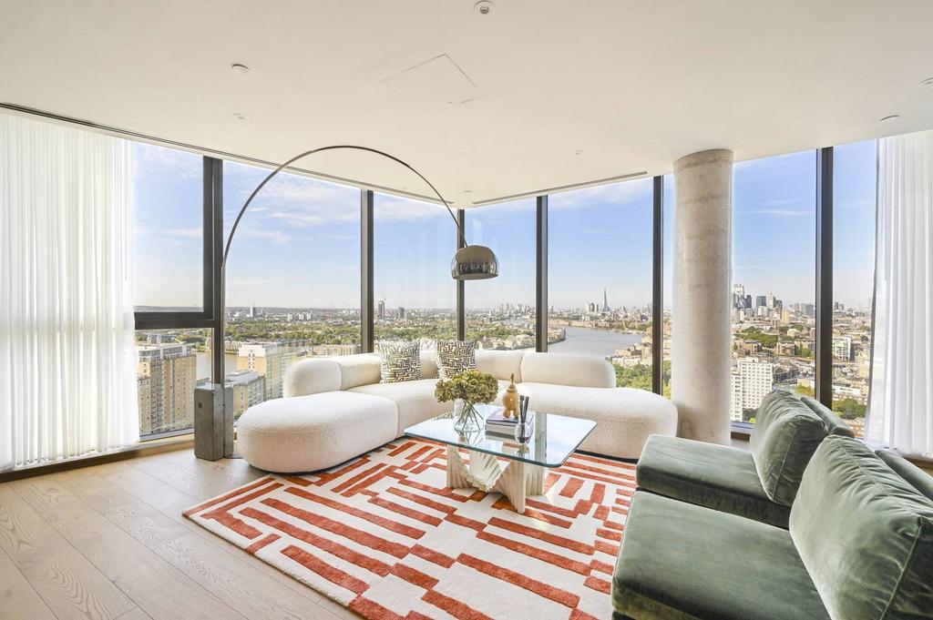 Vetro London, Canary Wharf E14 2 bed flat - £1,750,000