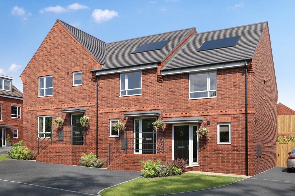 The Beaford - Plot 21 at Allard Way... 2 bed terraced house - £270,000