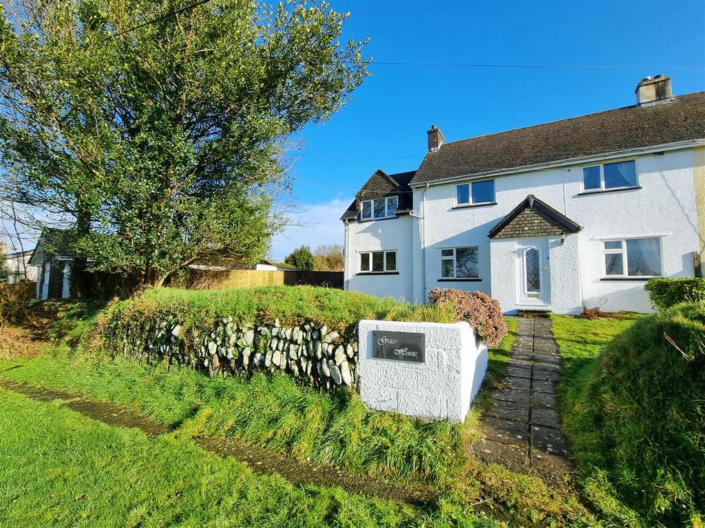 Green Bank, Trebullett, Launceston 4 bed semi-detached house for sale ...