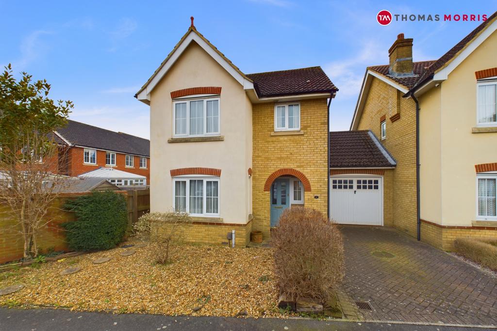 Tansey End, Bedfordshire SG18 3 bed link detached house for sale - £400,000