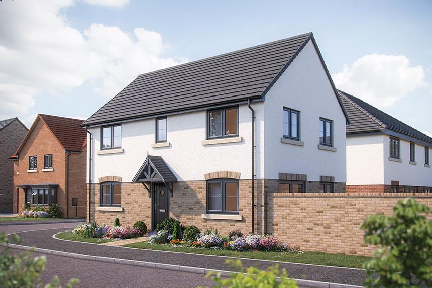 Plot 141, The Sunflower at Foxrush... 3 bed detached house - £254,995