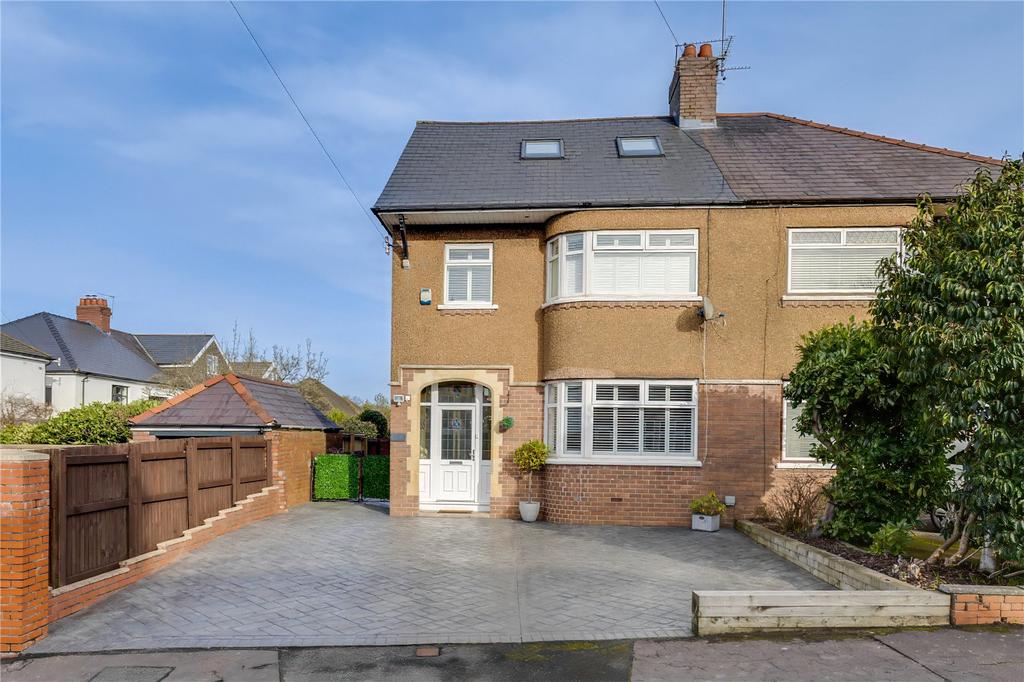 Holmwood Close, Cyncoed, Cardiff, CF23 5 bed semi-detached house for sale - £665,000