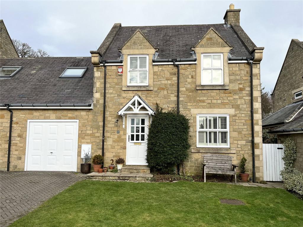The Oaks, Matfen, Newcastle Upon... 4 bed link detached house - £475,000