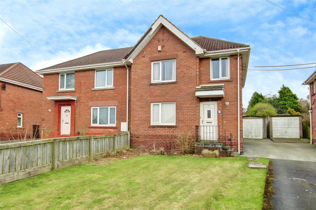 Tyne Avenue, Leadgate, Consett, DH8 3 bed semi-detached house - £95,000
