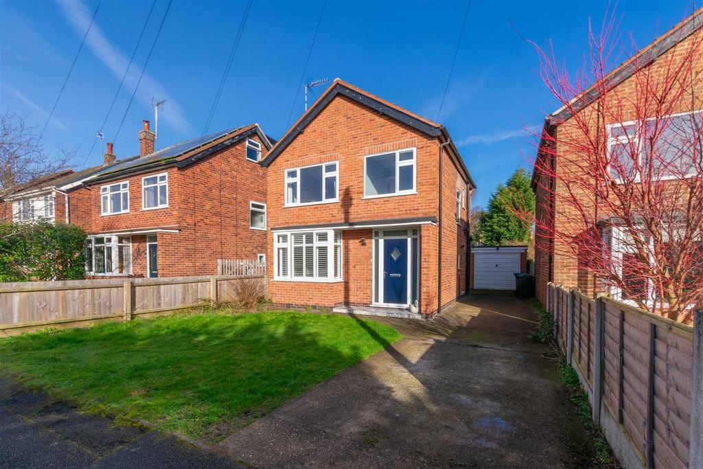 Elms Close, Ruddington, Nottingham 3 bed detached house for sale - £390,000