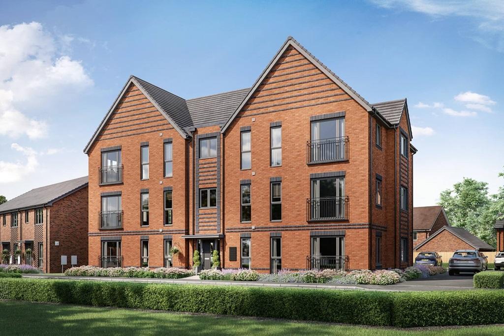 Flint House - Plot 307 at Ockley... 2 bed apartment for sale - £320,000