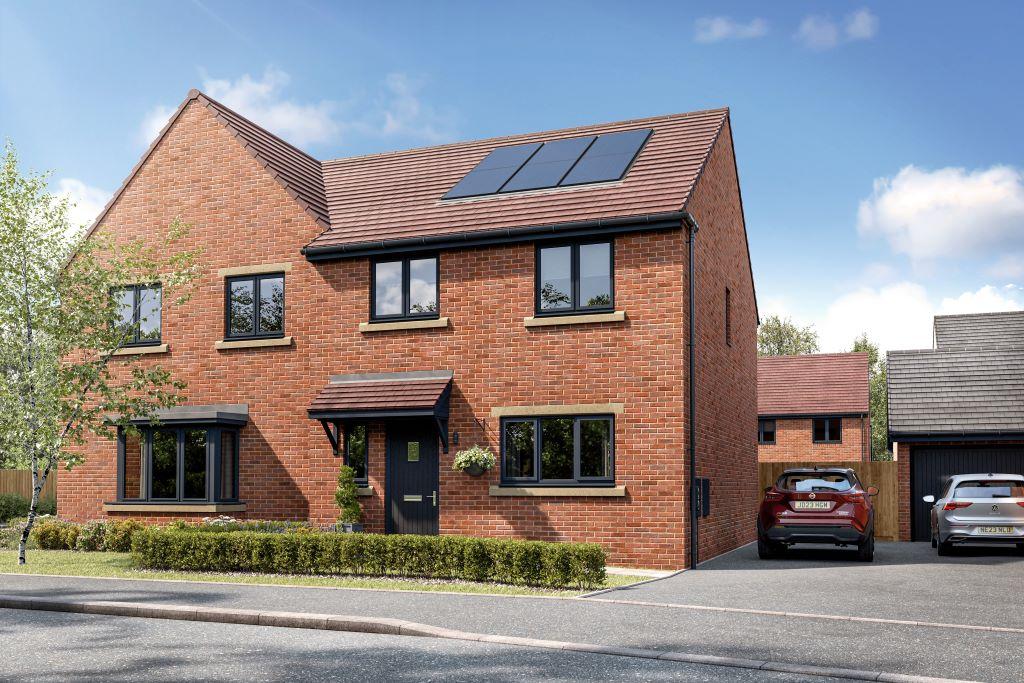 Plot 274, The Westbourne at Sketchley... 3 bed semi-detached house for ...
