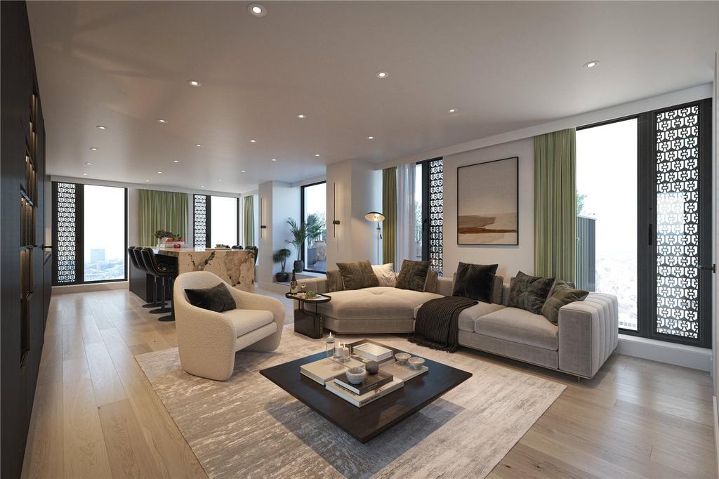 Obsidian, Trinity Way, Manchester, M3 3 bed apartment - £565,000